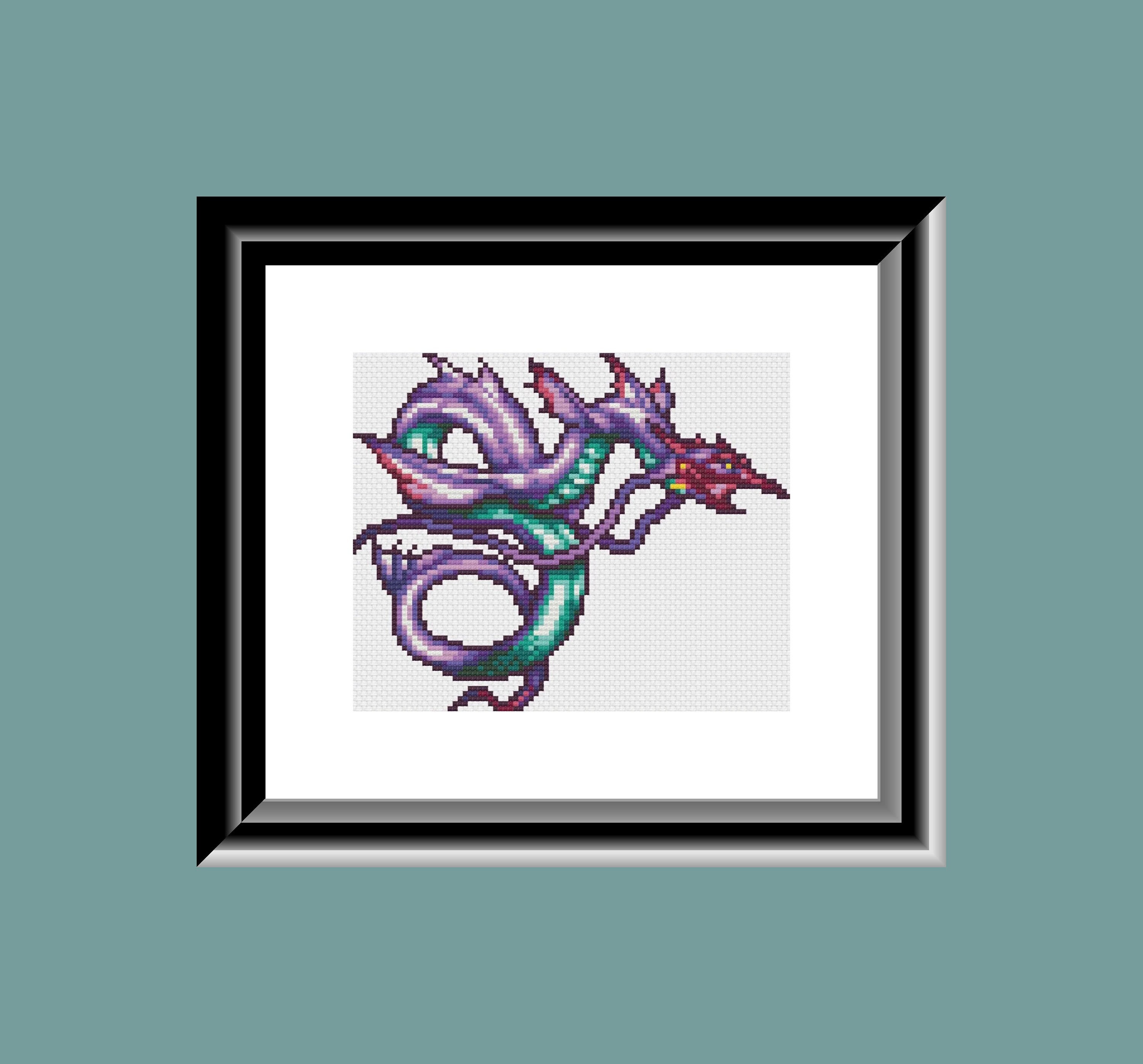 Leviathan Final Fantasy V Cross Stitch Pattern PDF Instant Download - Etsy