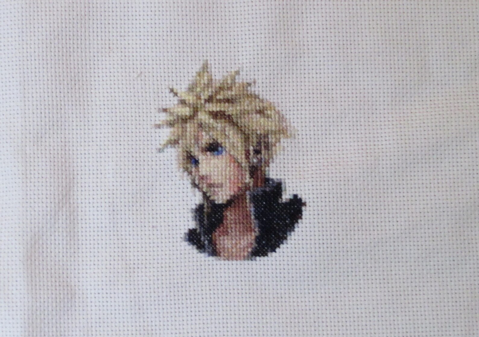 Cloud Strife Advent Children Dissidia Final Fantasy Cross Stitch ...