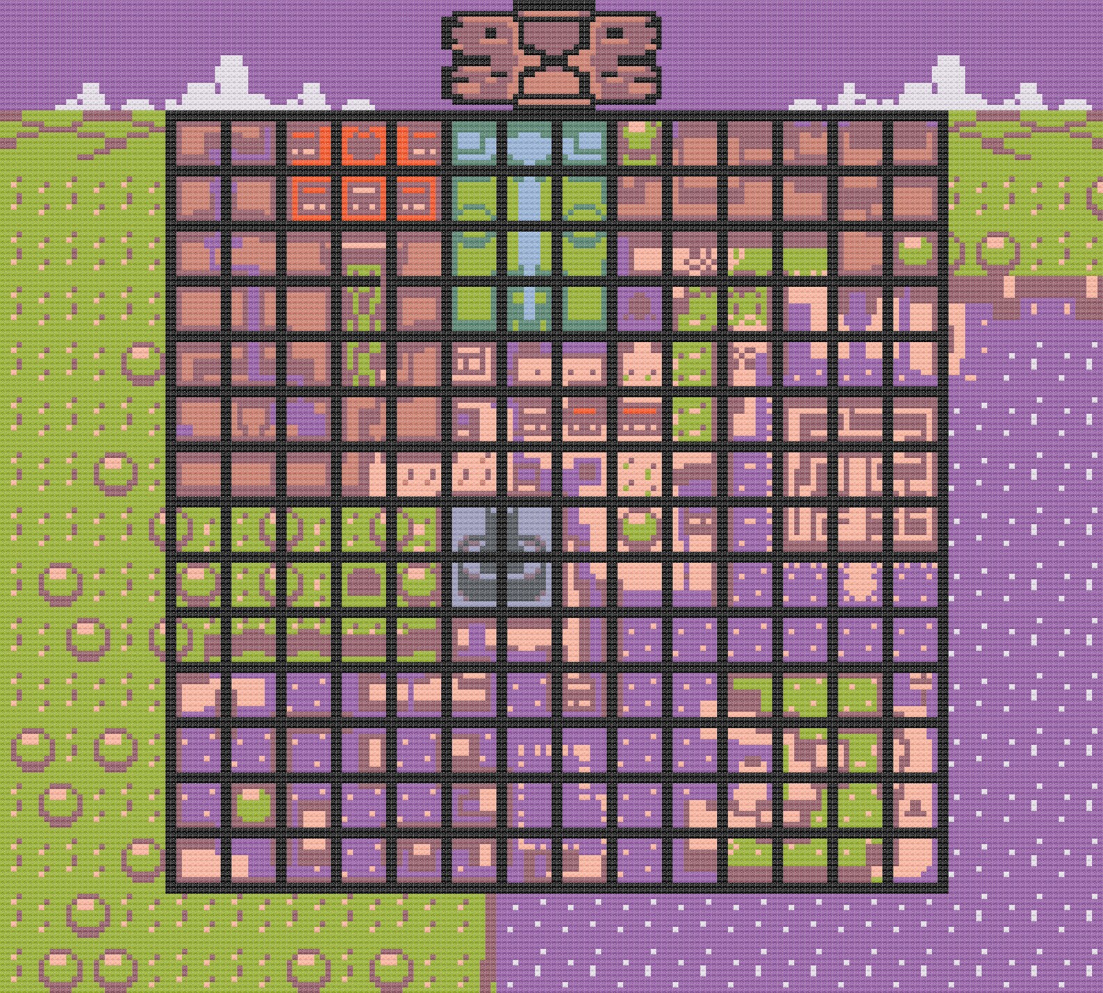 The Legend of Zelda: Oracle of Ages Past and Present In-game Maps Cross ...