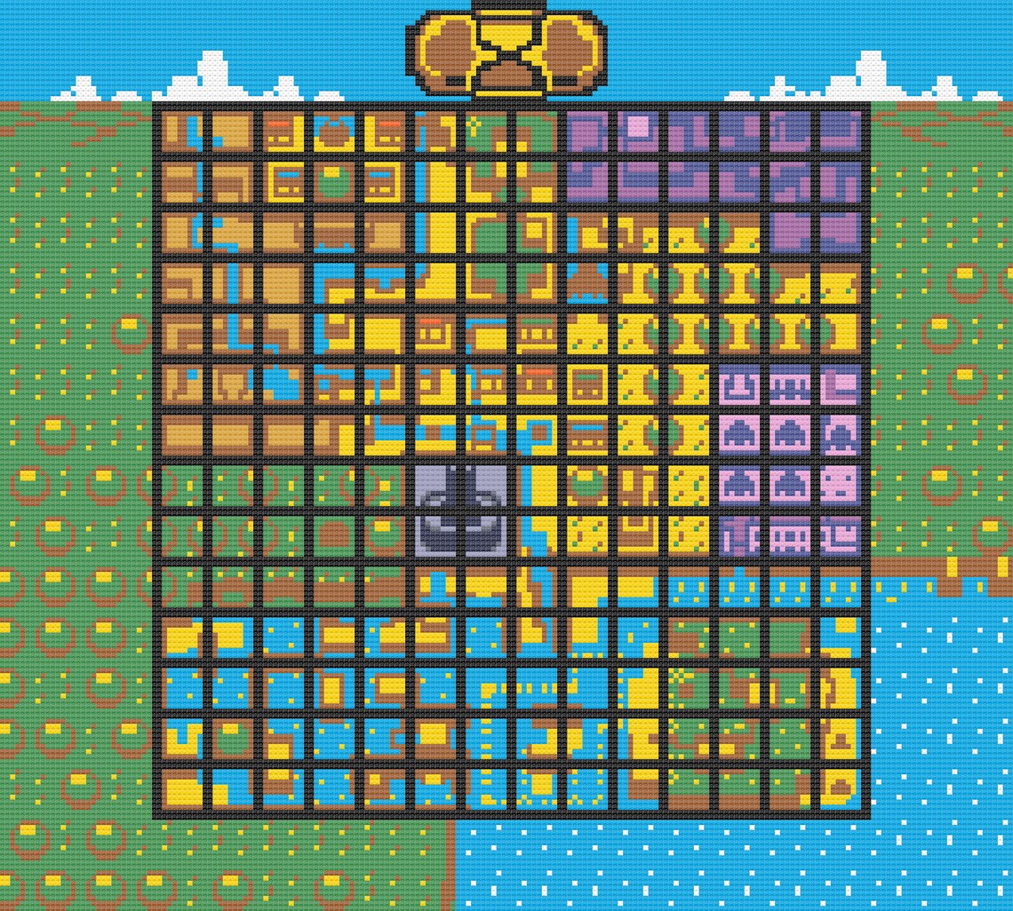 The Legend of Zelda: Oracle of Ages Past and Present In-game Maps Cross ...