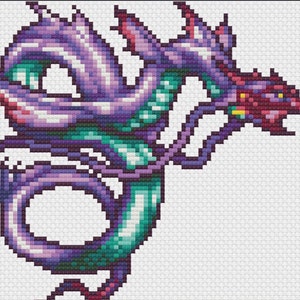 Leviathan Final Fantasy V Cross Stitch Pattern PDF Instant - Etsy
