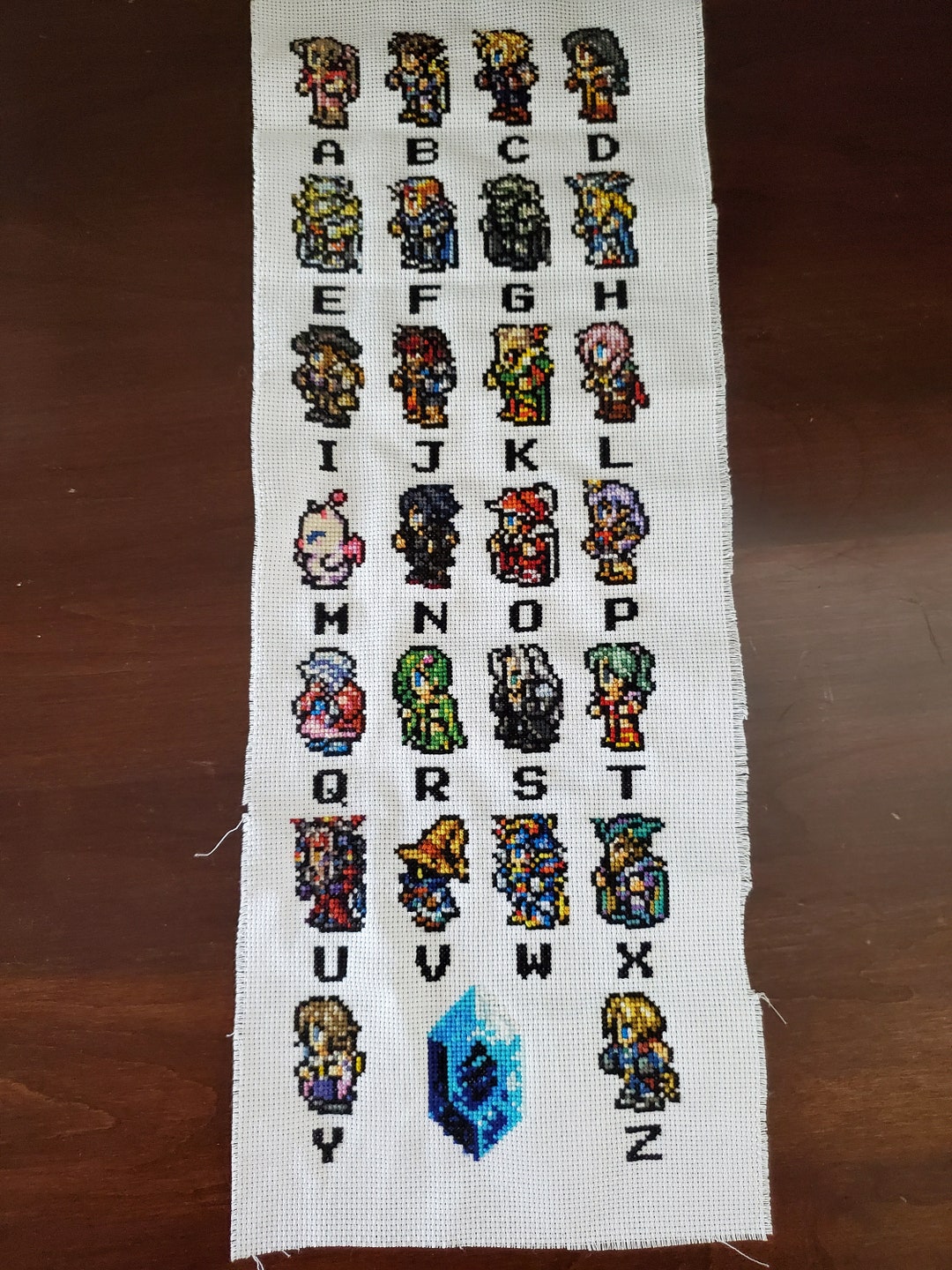 The Abc's of Final Fantasy Cross Stitch PDF Pattern - Etsy
