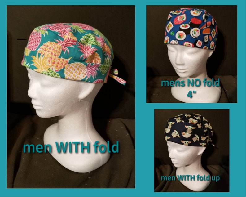 Scrub Cap Sushi Sushi Dinner Surgical Scrub Cap Scrub Hat - Etsy