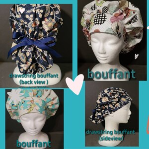 Scrub Cap, Fox, Bouffant, Pixie, Ponytail, Euro, Womens Scrub Cap ...