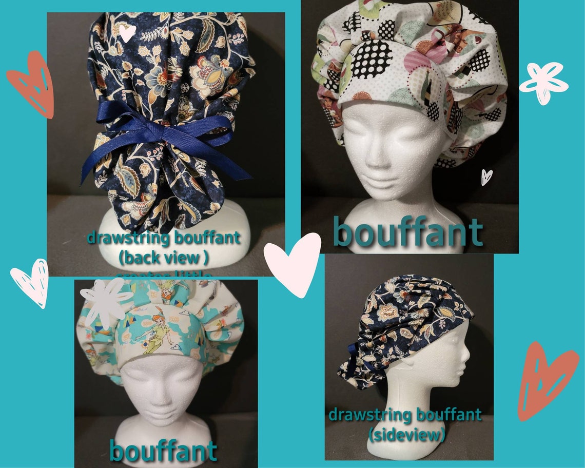 Scrub Cap, Stars, Galaxy, Celestial, Sun, Moon, Scrub Hat, Surgical ...