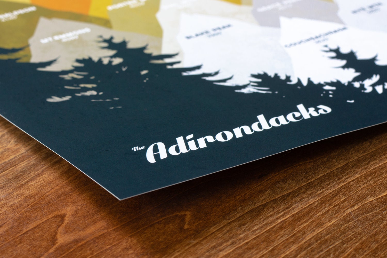 Conquering the 46 ADK 46ers Print Adirondacks NY | Etsy