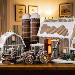 Custom Model Gingerbread House • Lighted Faux Winter Home Decor - Etsy