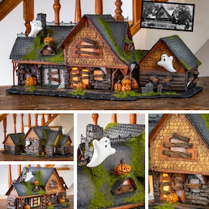 Custom Model Haunted House • Halloween Decor • Unique Handcrafted Gift ...