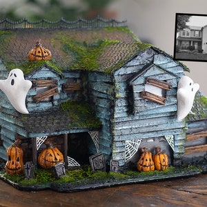 Custom Model Haunted House • Halloween Decor • Unique Handcrafted Gift ...