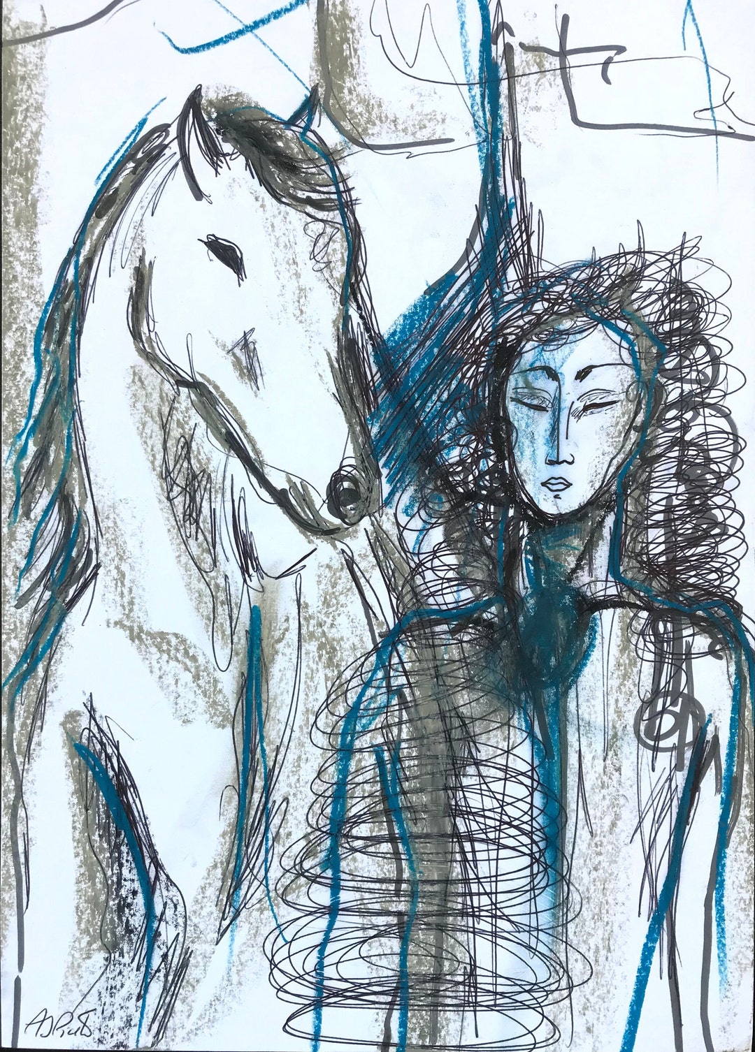 Drawing Signed by the Artist 'parsifal' - Etsy