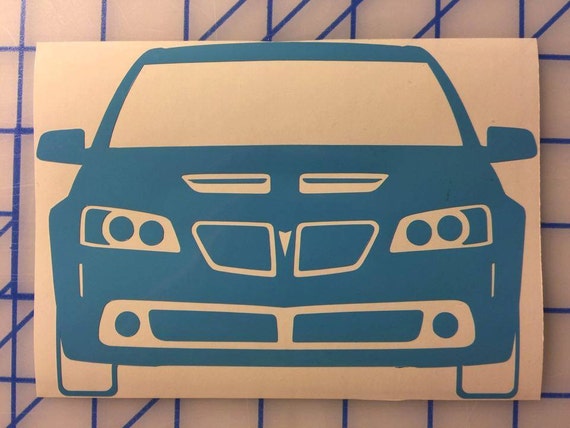 Pontiac G8 GT Front End Decal free Shipping | Etsy