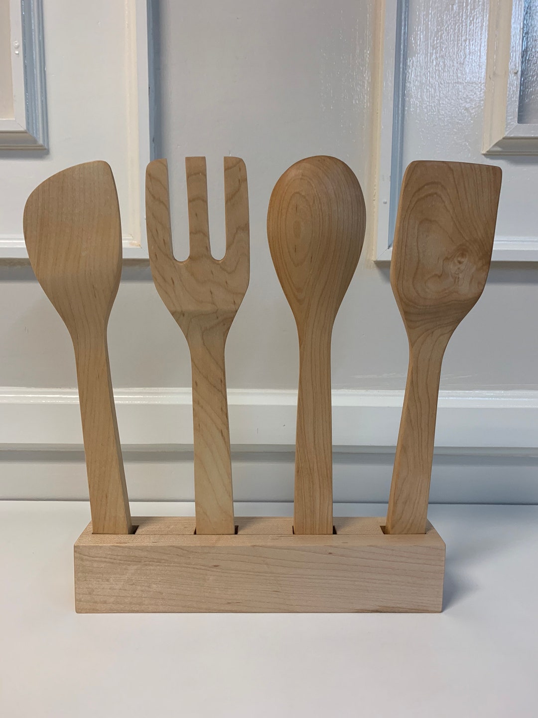 Handcrafted Maple Utensil Set - Etsy