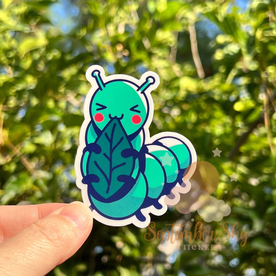 Caterpillar Sticker Waterproof Sticker Hydro Sticker Water Bottle ...