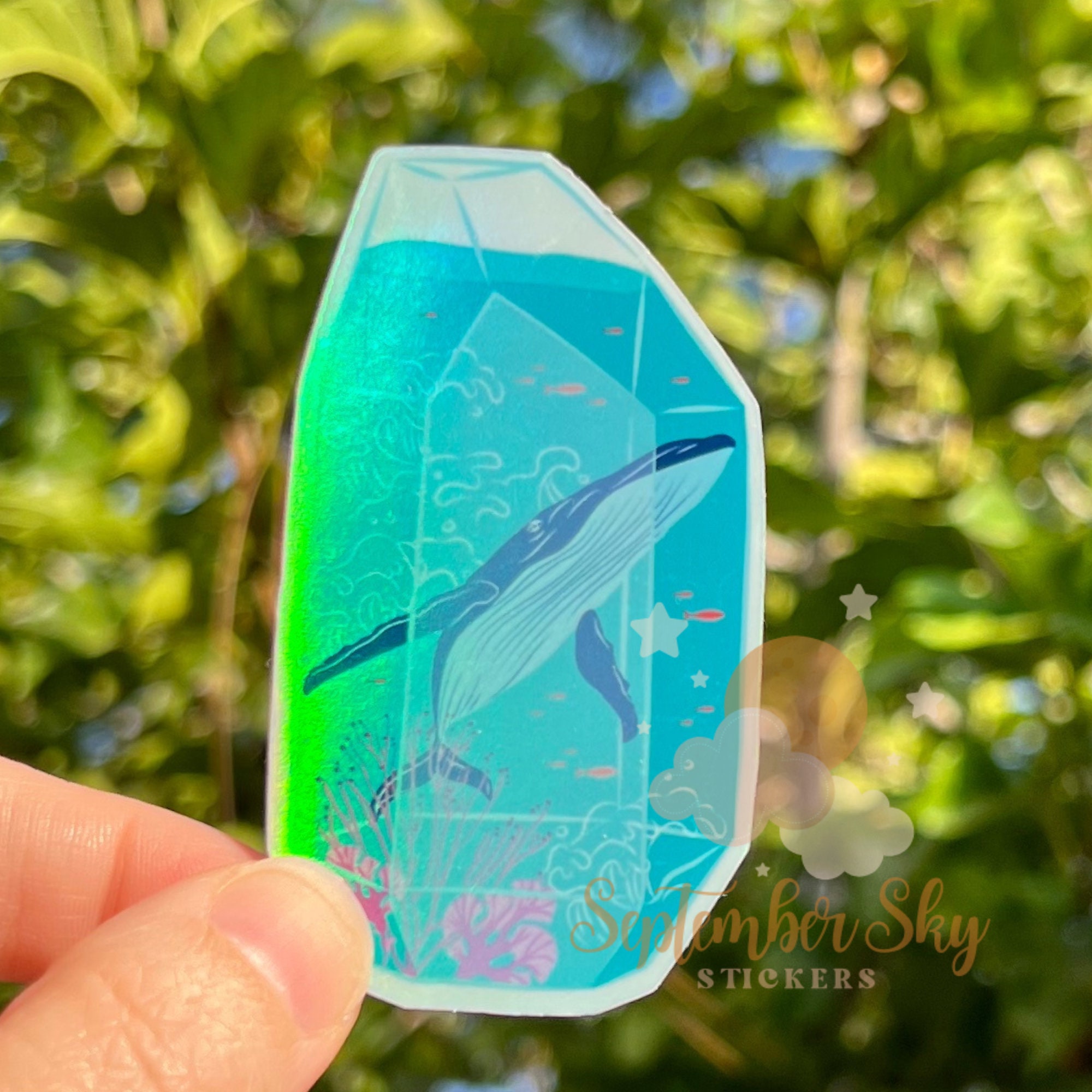 Ocean Sticker Waterproof Sticker Hydro Sticker Water - Etsy