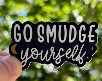 Go Smudge Yourself Stickers - Etsy