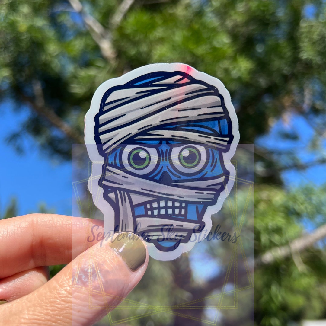 Mummy Sticker Waterproof Sticker Hydro Sticker Water - Etsy