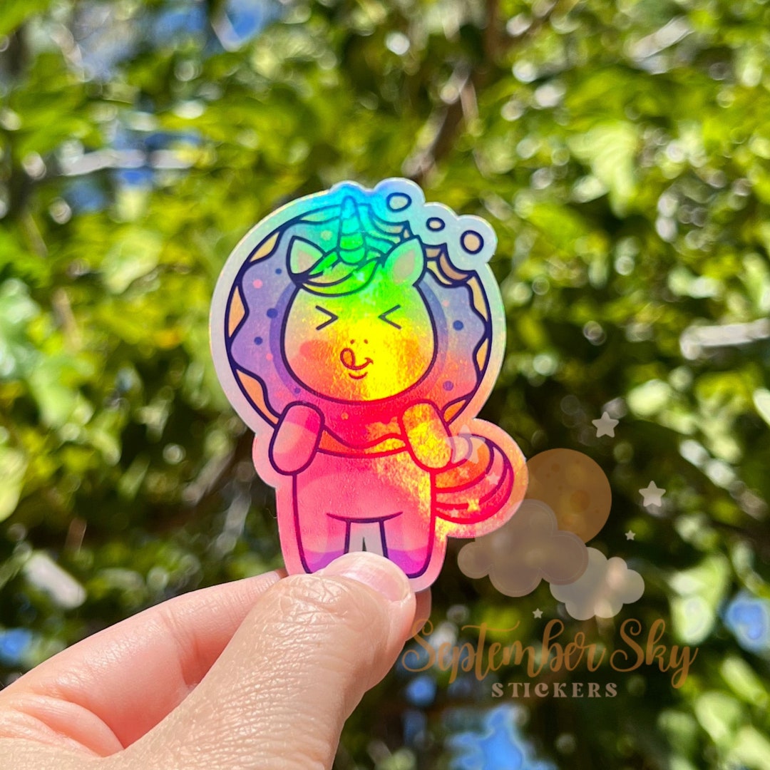 Unicorn Sticker Waterproof Sticker Hydro Sticker Water - Etsy