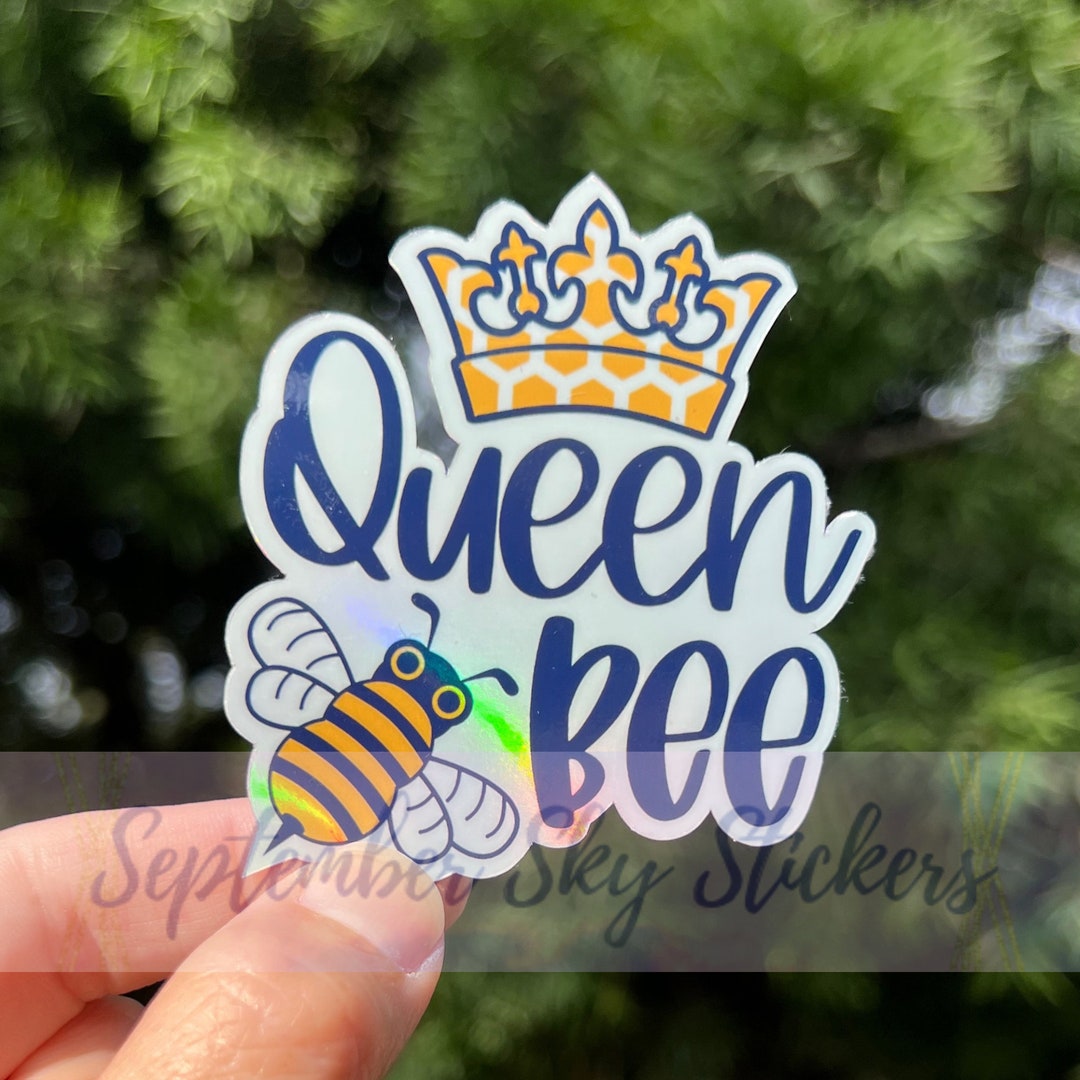 Queen Bee Sticker Waterproof Sticker Hydro Sticker Water Bottle Sticker ...