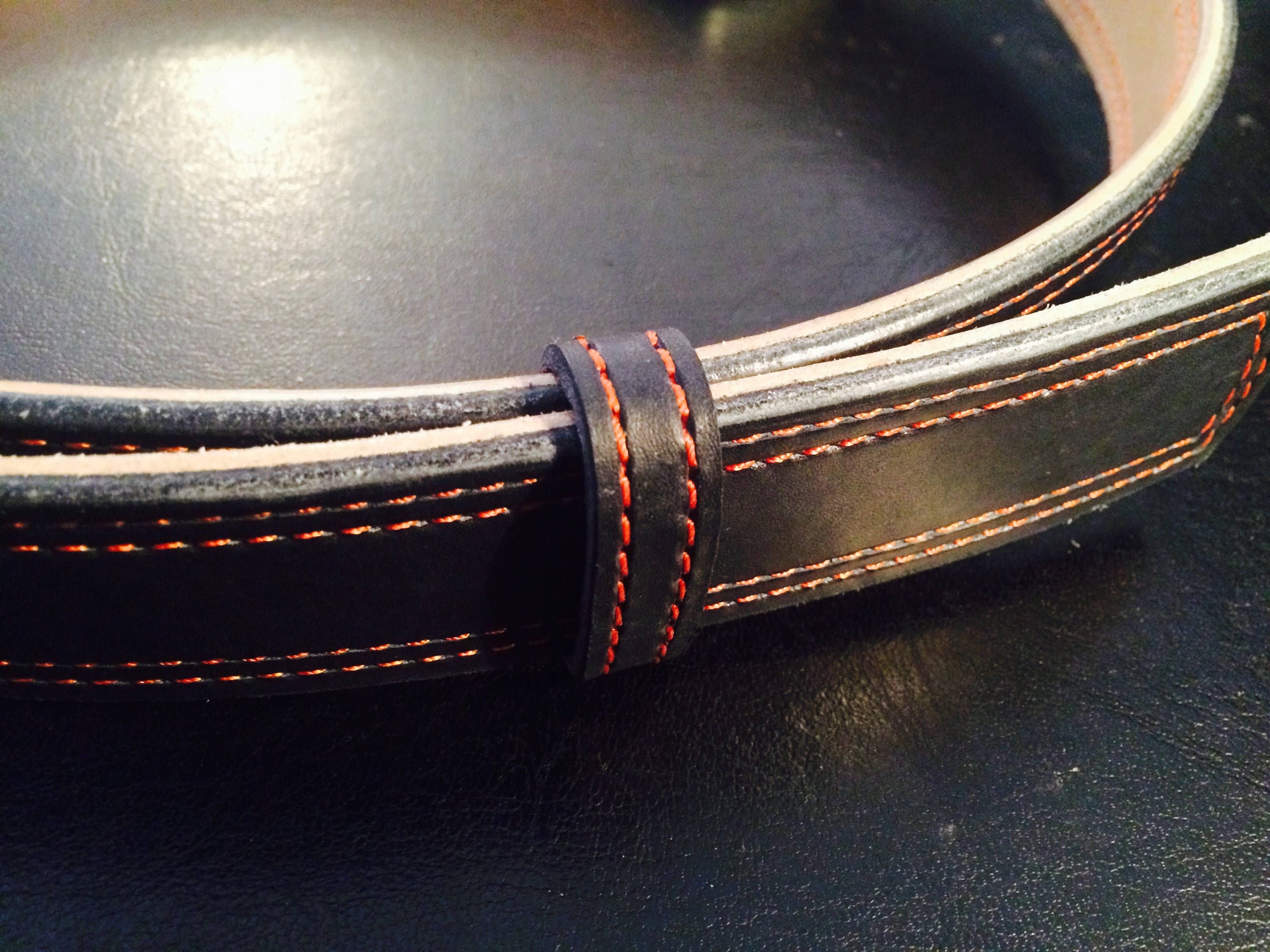 American Motorcycle Inspired Leather Belt - Etsy