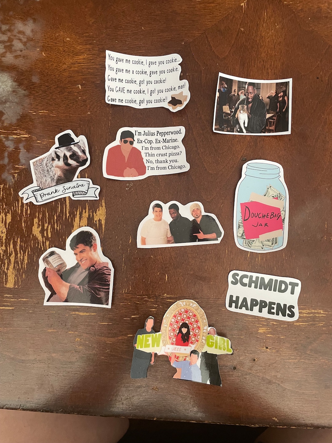 New Girl Funny Sticker Pack - Etsy