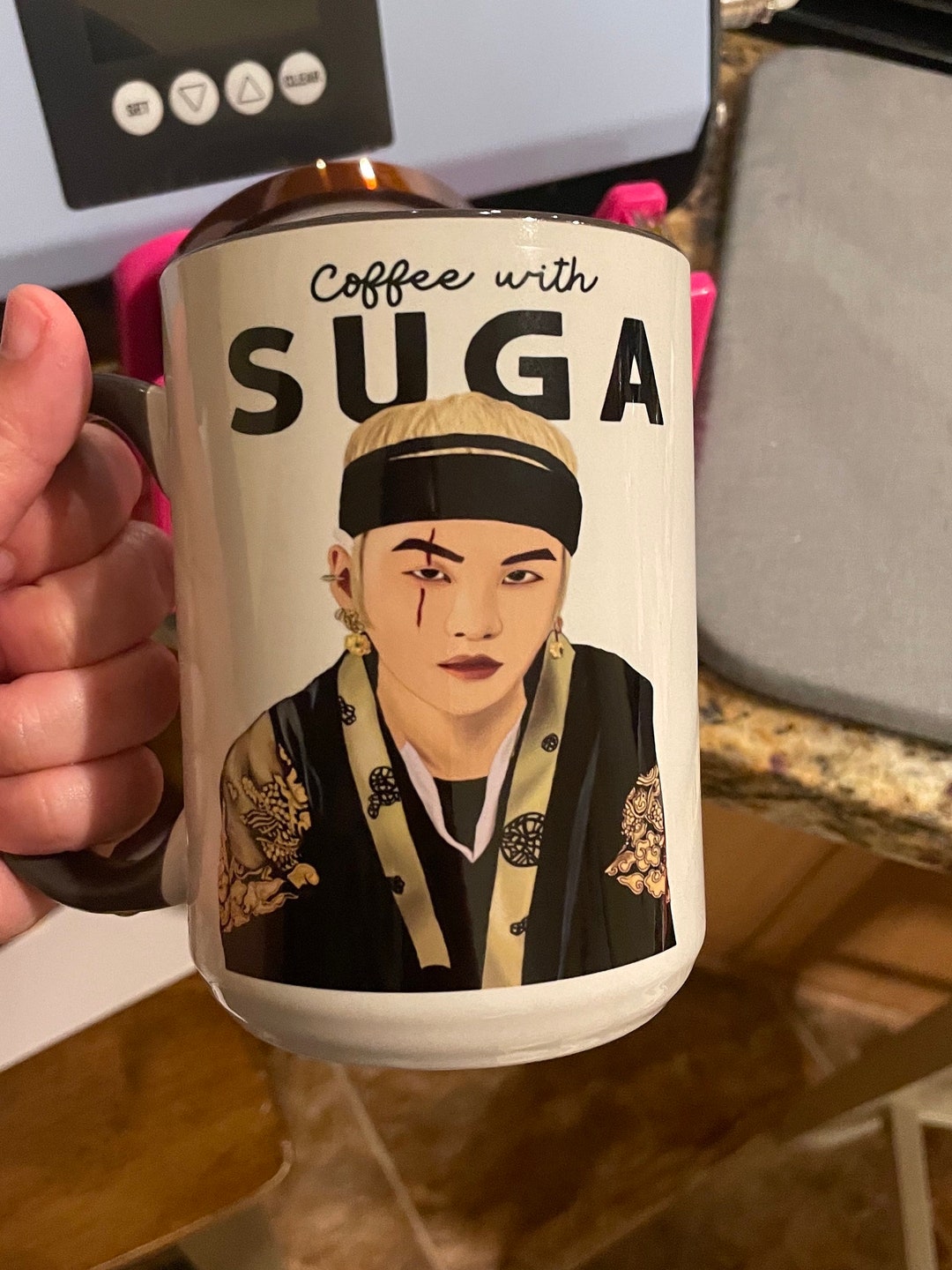 Coffee With Suga Mug (suga of BTS) - Etsy