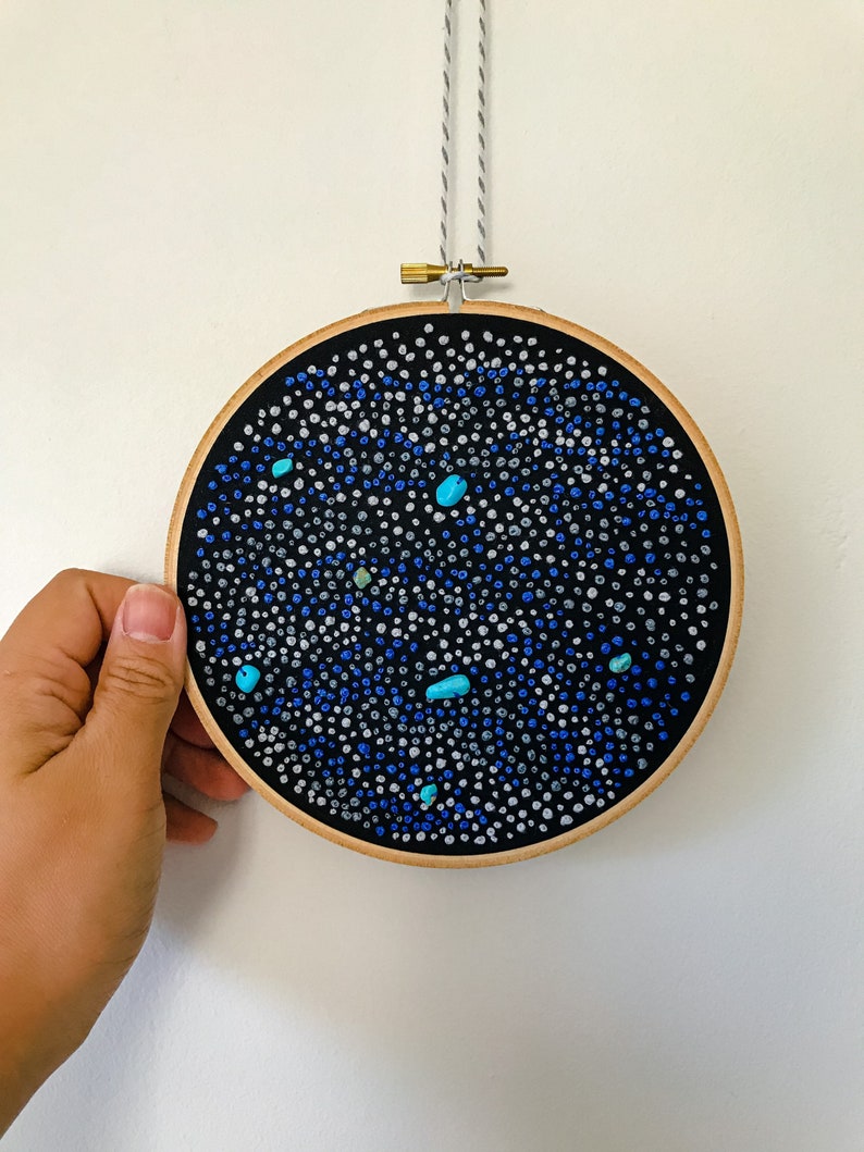 Original Hand Embroidery Phosphorescent Needlework Fibre - Etsy