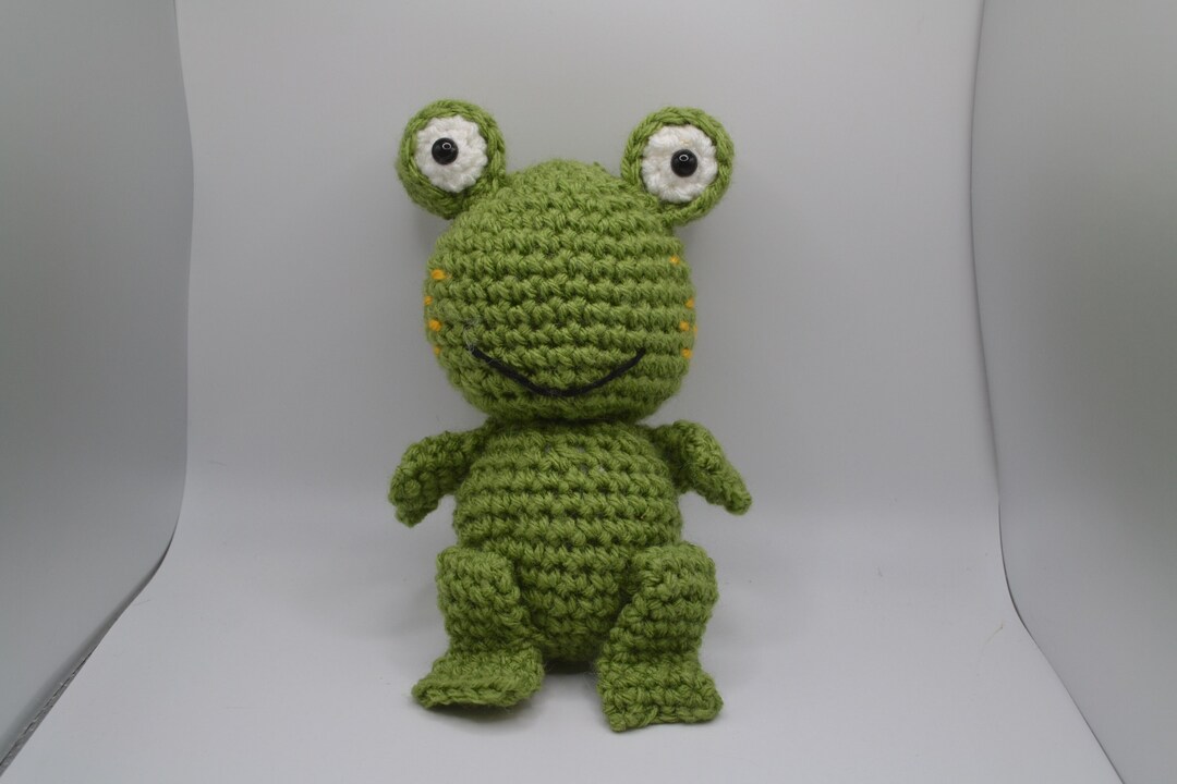 Ferdinand the Frog Crocheted Stuffed Animal Toy Lovey Handmade - Etsy
