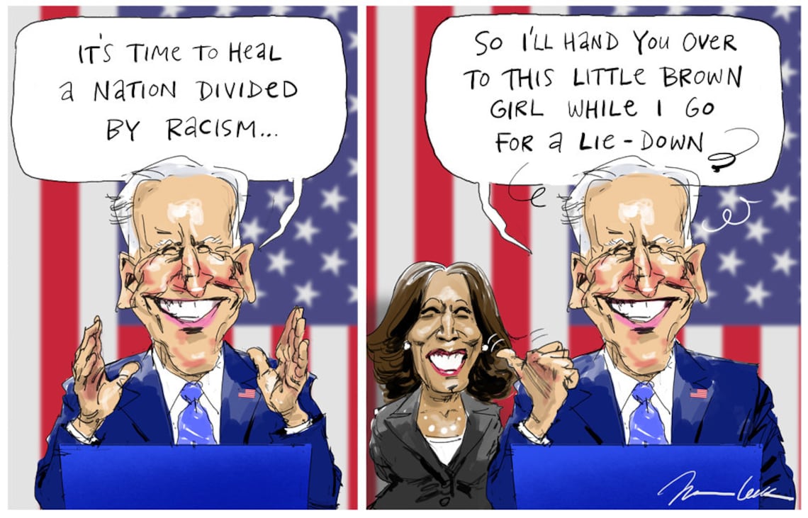 Joe Biden and Kamala Harris 14/8/20 - Etsy Australia