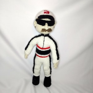 Race Car Driver Dude Amigurumi Crochet Pattern Digital Stock Car Racing ...