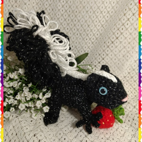 Crochet Skunk - Etsy
