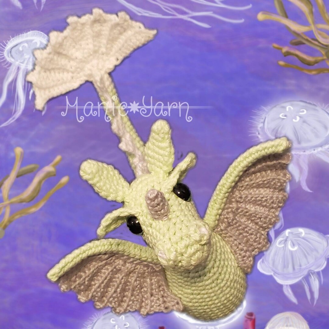 Kringle the Water Dragon PDF Download Digital Crochet Pattern ONLY ...