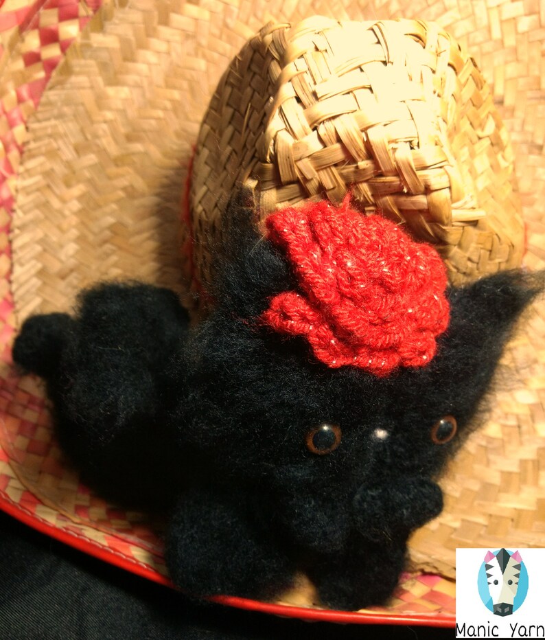 Fiesta Cat Smashy Face Cat Kitten With Dress Crochet Pattern - Etsy