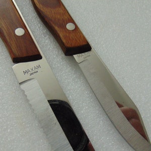Vintage Maxam Paring & Utility Knife Set, Japan - Etsy