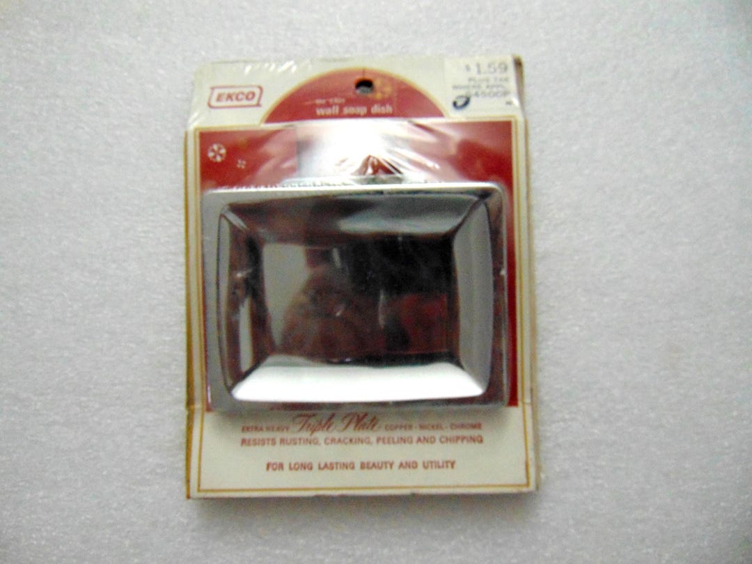 Ekco NOS Soap Dish, Triple Plated, Chrome, Nickel, Copper Plate, USA - Etsy