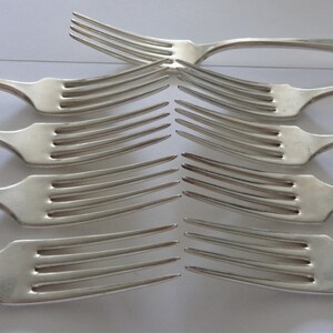9 Patrician Silverplate Forks, Community Oneida Silver Ware - Etsy
