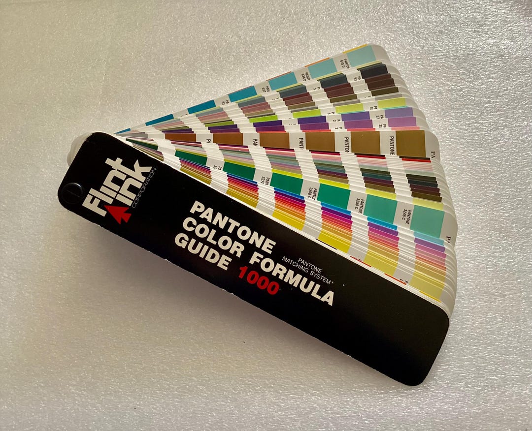 Pantone Color Formula Guide 1000, Flint Ink - Etsy
