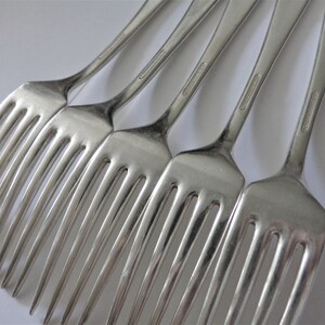9 Patrician Silverplate Forks, Community Oneida Silver Ware - Etsy