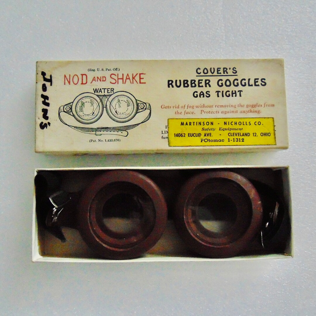 Vintage Nod and Shake Googles With Box - Etsy