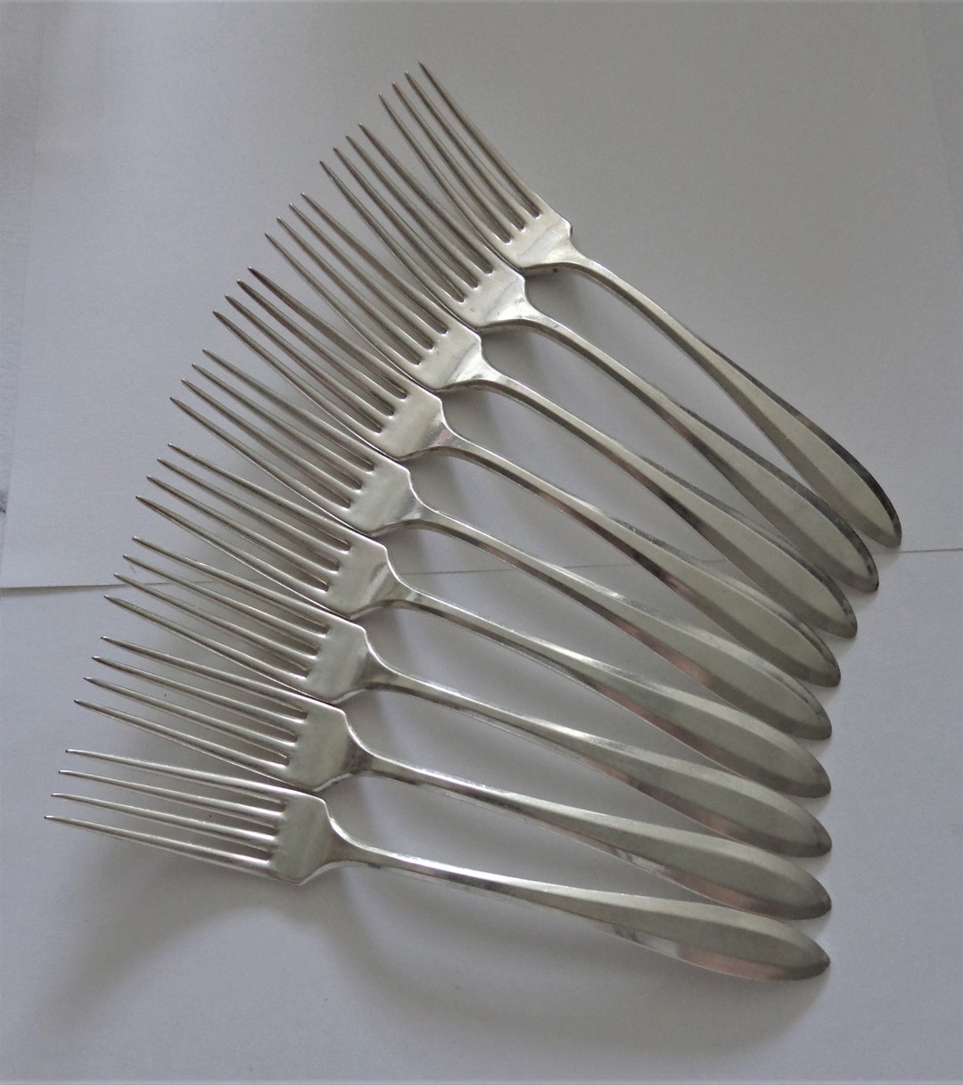 9 Patrician Silverplate Forks, Community Oneida Silver Ware - Etsy