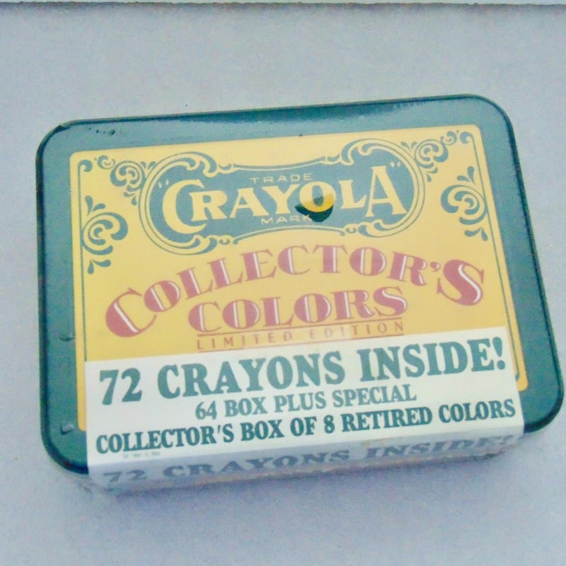 Crayola Crayon Tin - Etsy
