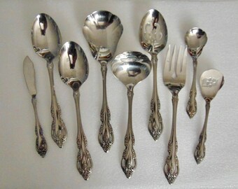 Oneida Silver Community Stainless Silverware / Flatware Complete Set ...