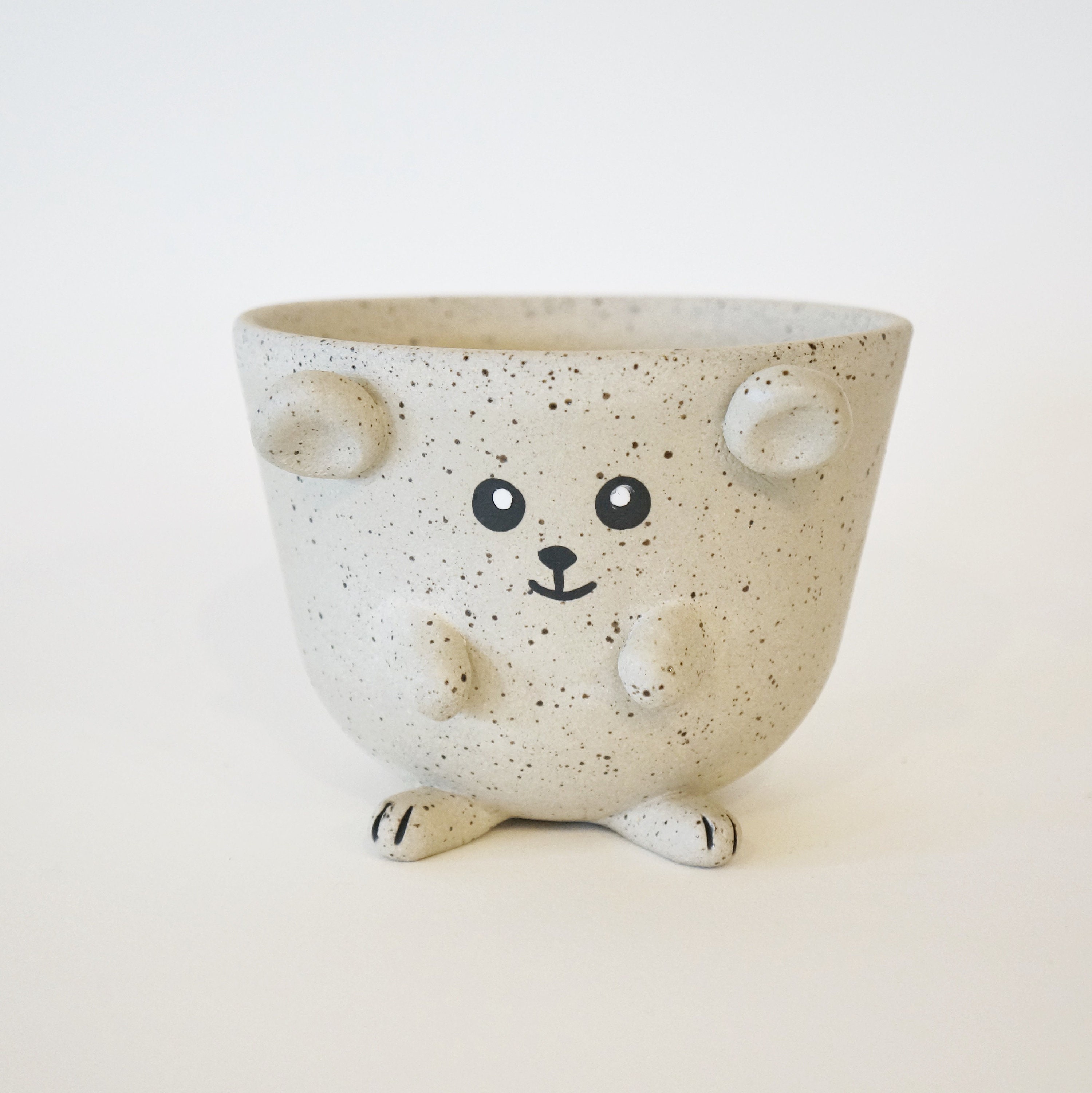 Mouse Pot : Woodland Creatures Clay Pots | Etsy