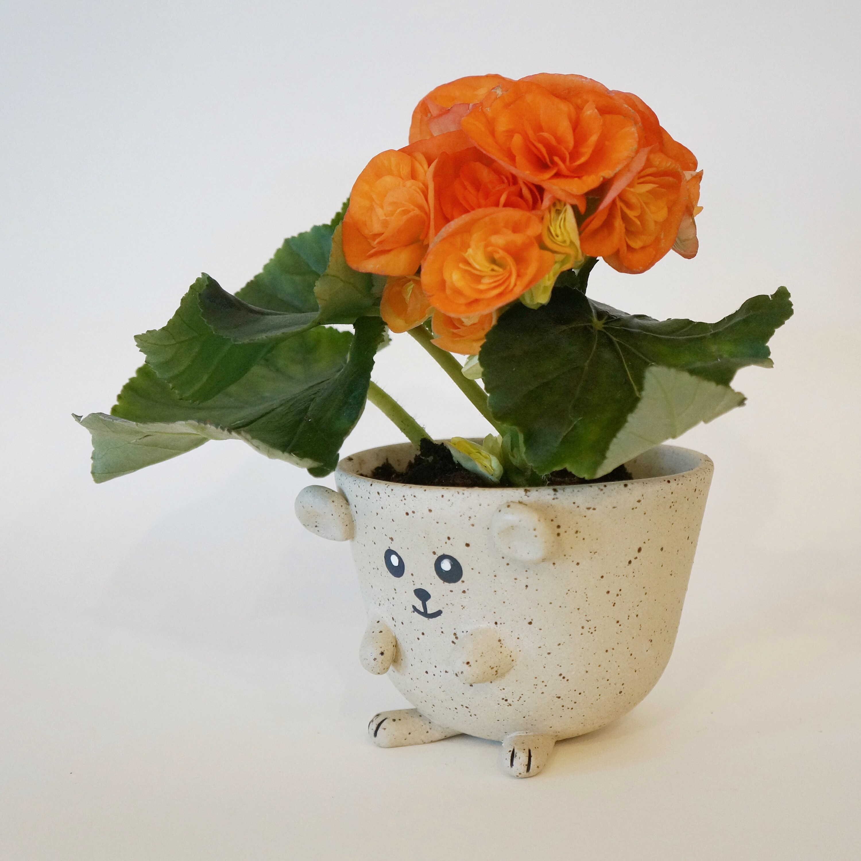 Mouse Pot : Woodland Creatures Clay Pots | Etsy