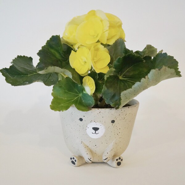 Cute Clay Pot - Etsy