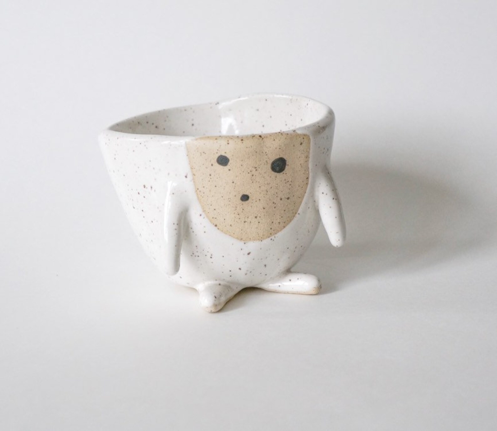 Ceramic Planter Pot Gili the Silly Planter | Etsy