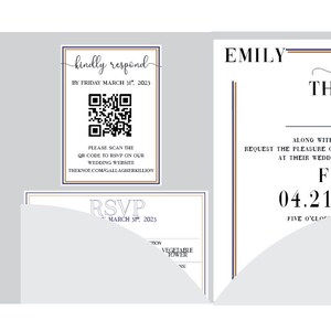 Wedding Invitation Folder Template DIY A6 - SVG - Instant Download - Etsy