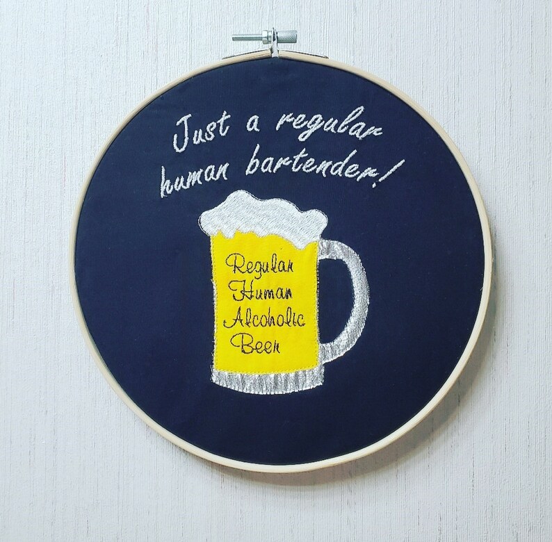 Jackie Daytona Just A Regular Human Bartender 6 or 8 Inch - Etsy