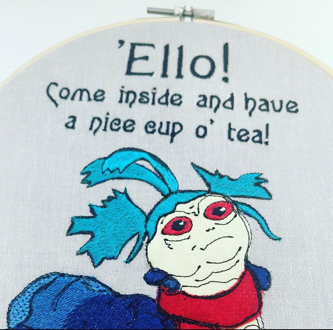 The Labyrinth Worm Ello Come Inside and Have A Nice Cup O | Etsy