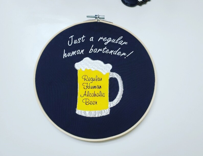 Jackie Daytona Just A Regular Human Bartender 6 or 8 Inch - Etsy