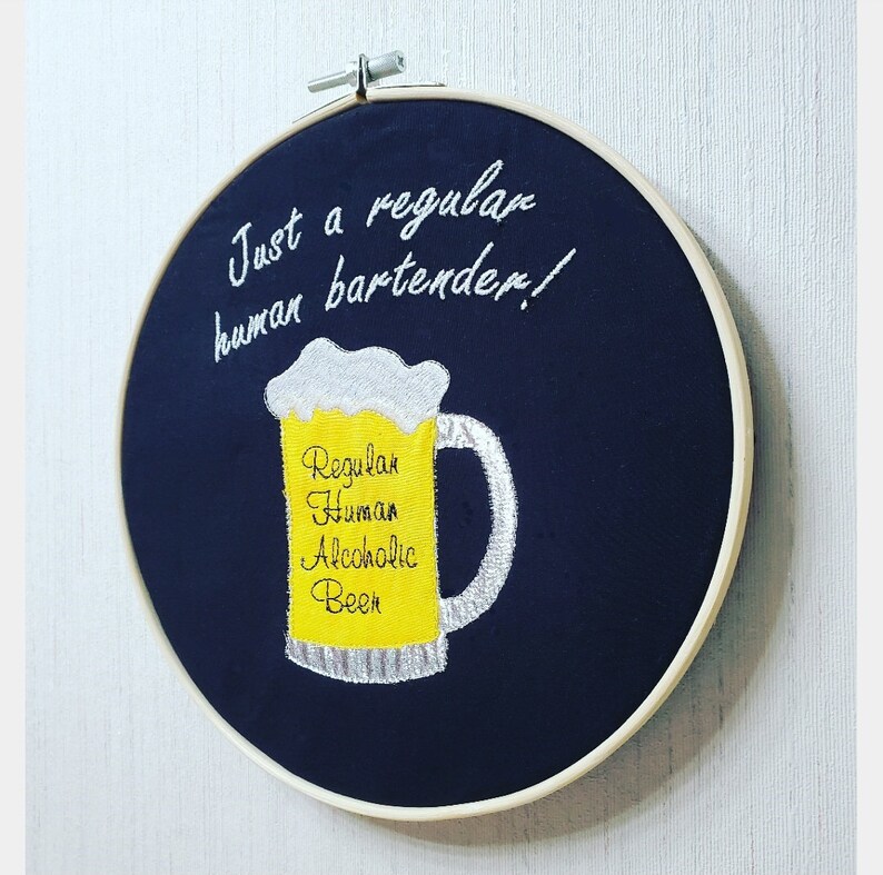 Jackie Daytona Just A Regular Human Bartender 6 or 8 Inch - Etsy